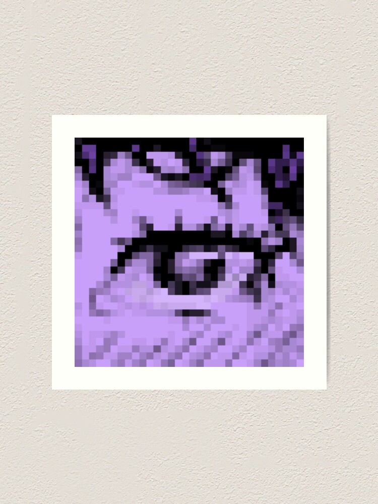 "Pixel eye" Art Print for Sale by Yoohoo-xoErica | Redbubble