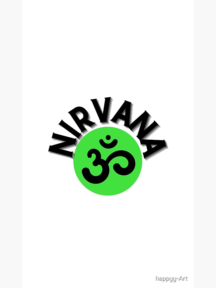 "nirvana green symbol " Poster for Sale by happyy-Art | Redbubble