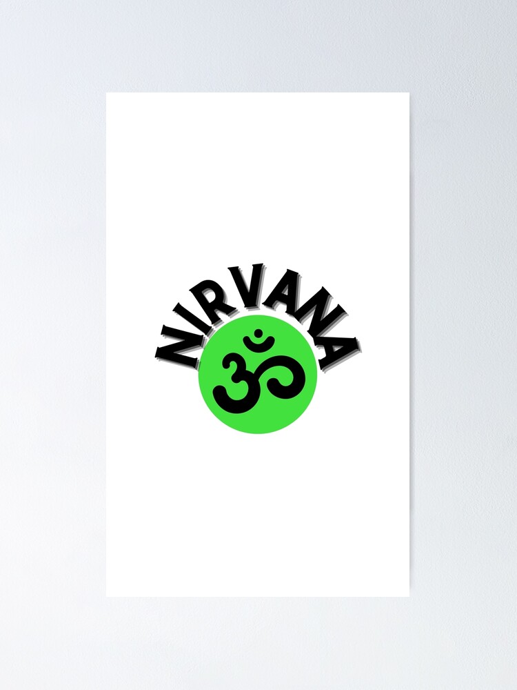 "nirvana green symbol " Poster for Sale by happyy-Art | Redbubble