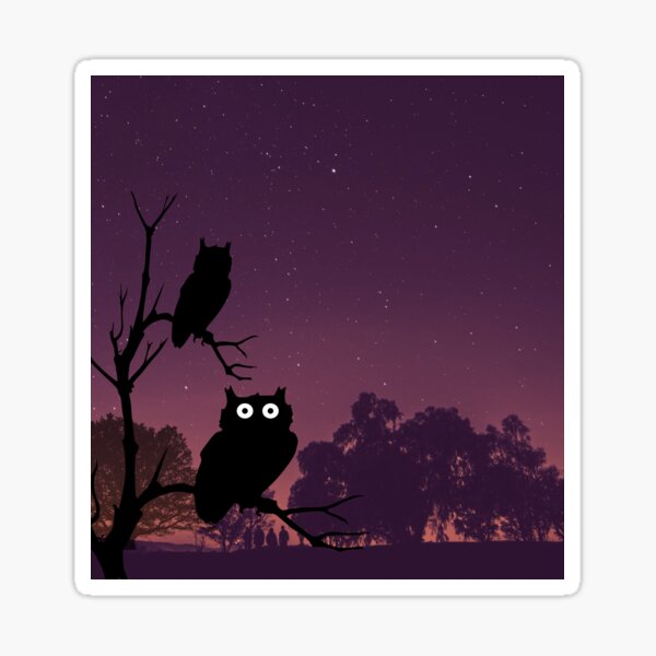 "night watchman" Sticker by SUMESR | Redbubble