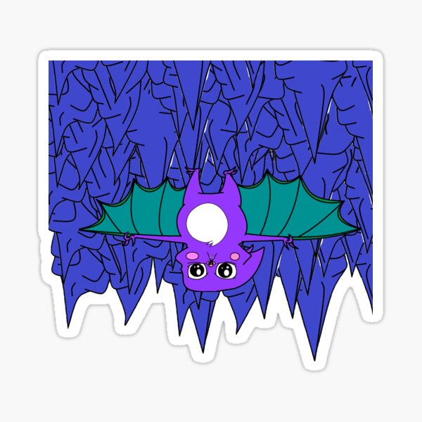 "Bat Cave" Sticker by slavicprincess | Redbubble