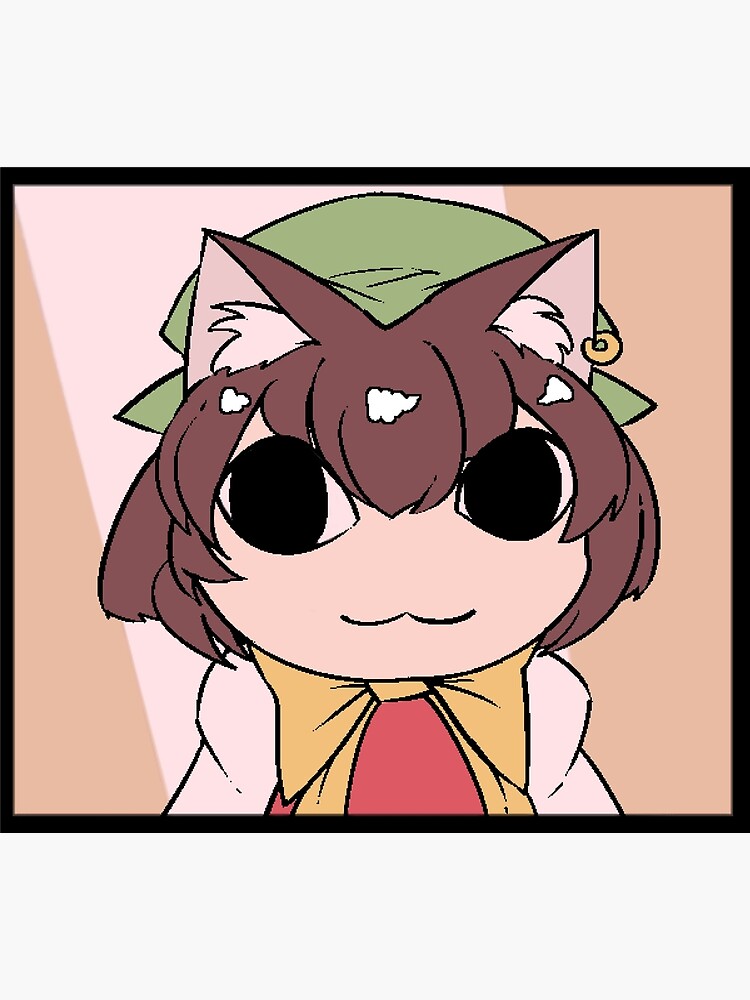 "Chen Touhou Project Cute Chibi" Art Print for Sale by 1Zaners | Redbubble