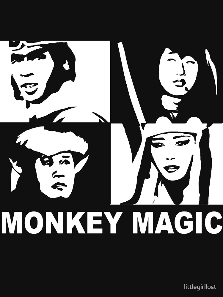 "Monkey Magic ***Now with added text" T-shirt for Sale by ...