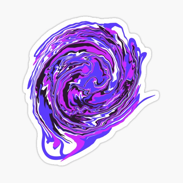 "Swirly Cool Pool" Sticker by mish1315 | Redbubble