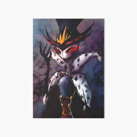 Lámina rígida «Stolas, demonio búho, personaje de dibujos animados ...