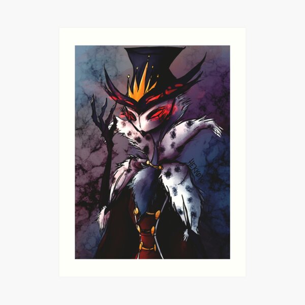 Lámina artística «Stolas, demonio búho, personaje de dibujos animados ...