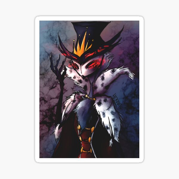 "Stolas, owl demon, cartoon character, evil edgy monster" Sticker for ...