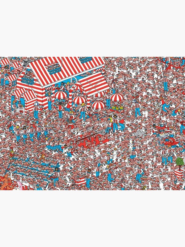 "Where's Wally - find Wally Book - Part II" Art Print by PedroCorga ...