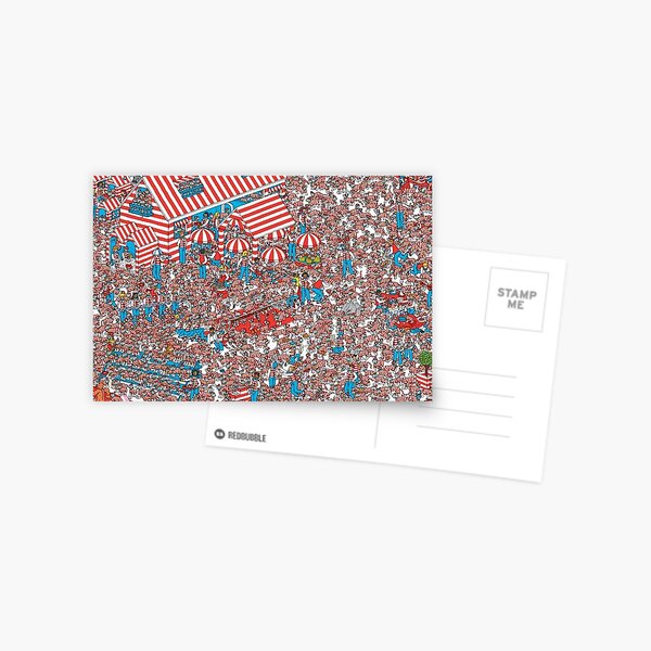 "Where's Wally - find Wally Book - Part II" Postcard for Sale by ...