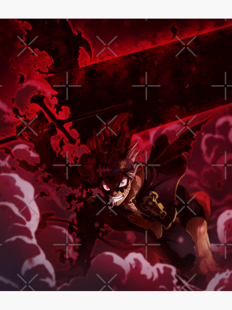 "Asta - Black Clover" Sticker by UnoDemo | Redbubble