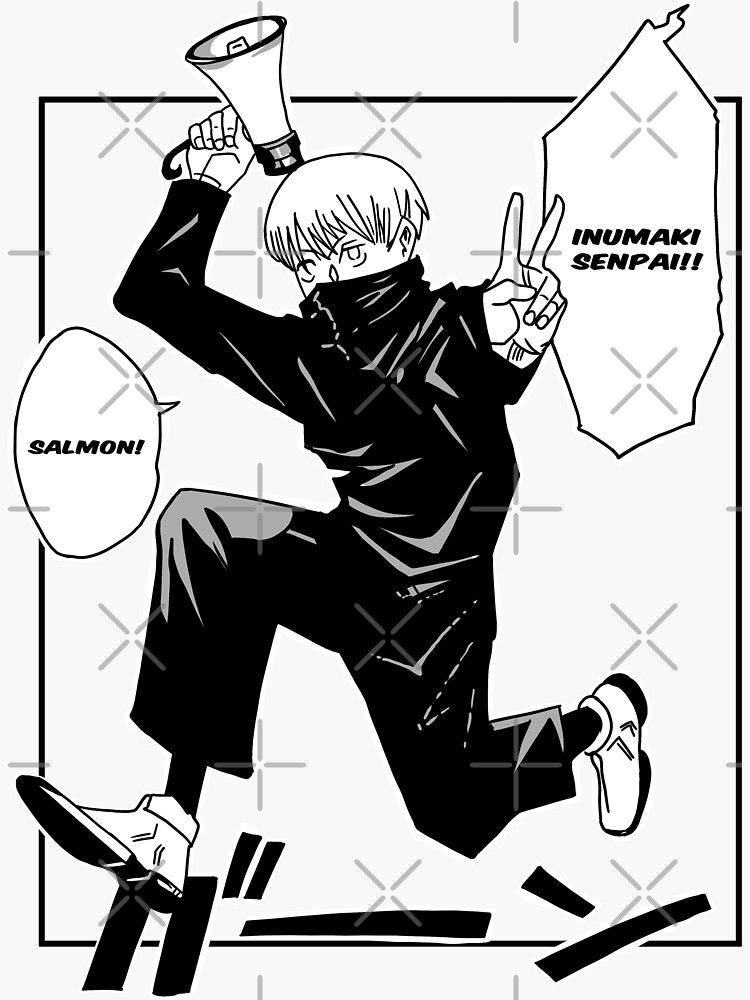 "Inumaki Toge Jjk" Sticker by Mangamoon | Redbubble