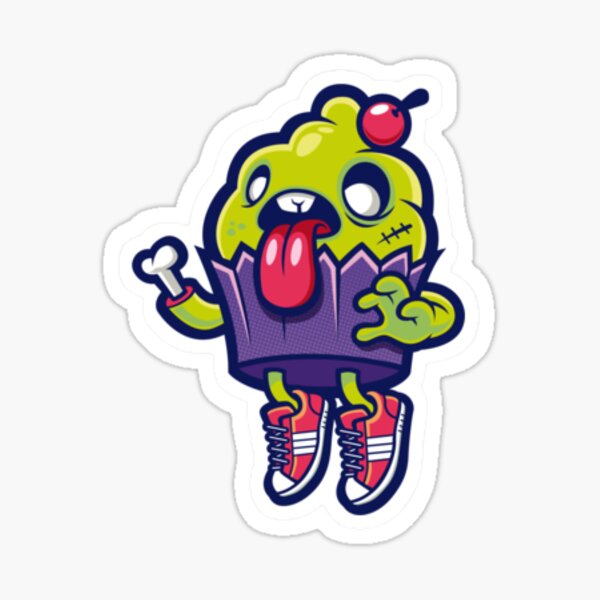 "Toxic Cupcake " Sticker by ezsticker | Redbubble
