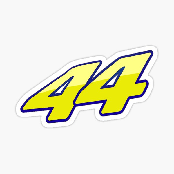 "44 Lewis hamilton race number" Sticker by EfekanT | Redbubble