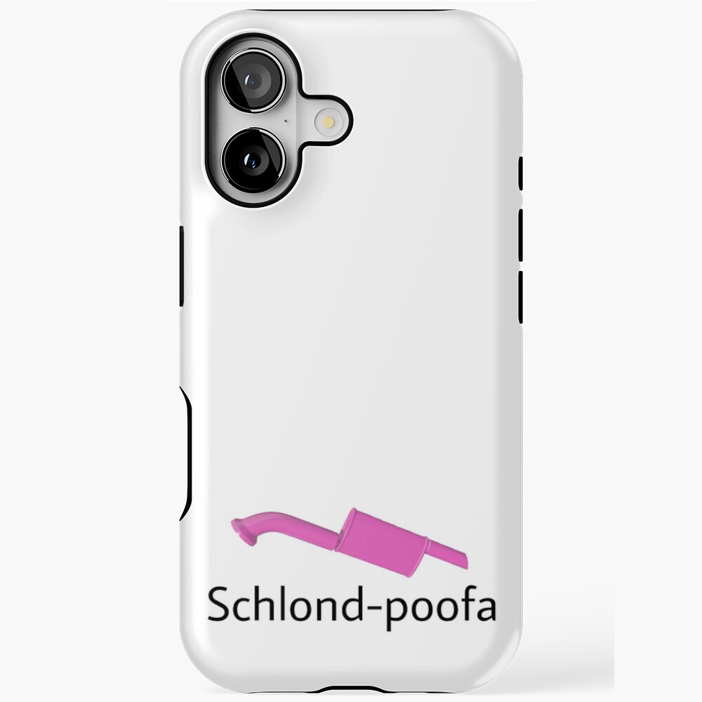 "Schlond-poofa " Sticker for Sale by FaustinaJ4 | Redbubble