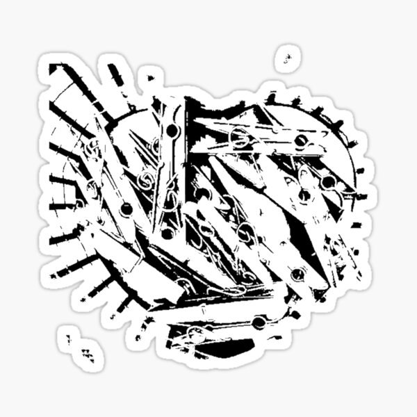 "Heart" Sticker for Sale by GesielAS | Redbubble