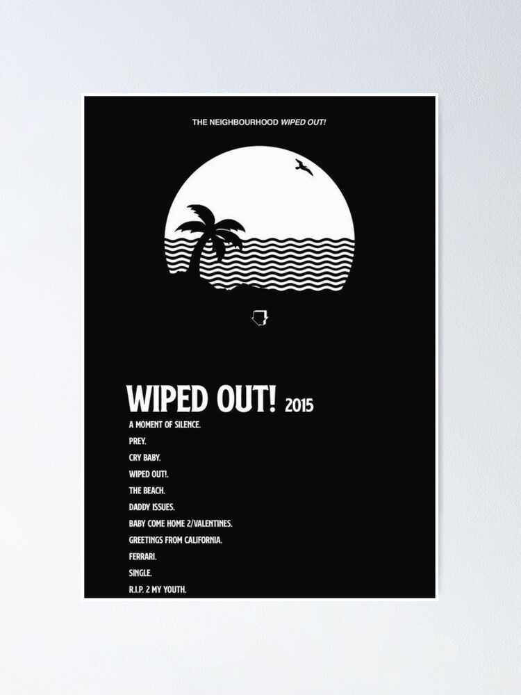 "the neighbourhood - wiped out!" Poster for Sale by abdrahman-art ...