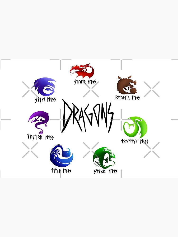 "HTTYD Dragon Classifications" Poster for Sale by TheSimpleEdge | Redbubble