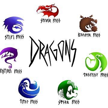 "HTTYD Dragon Classifications" Sticker for Sale by TheSimpleEdge ...