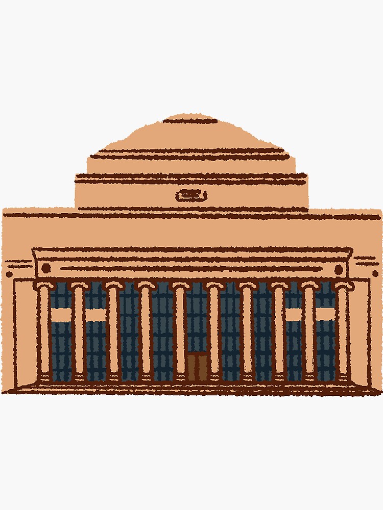 "MIT Lobby 10 Dome" Sticker for Sale by WrenInFlight | Redbubble