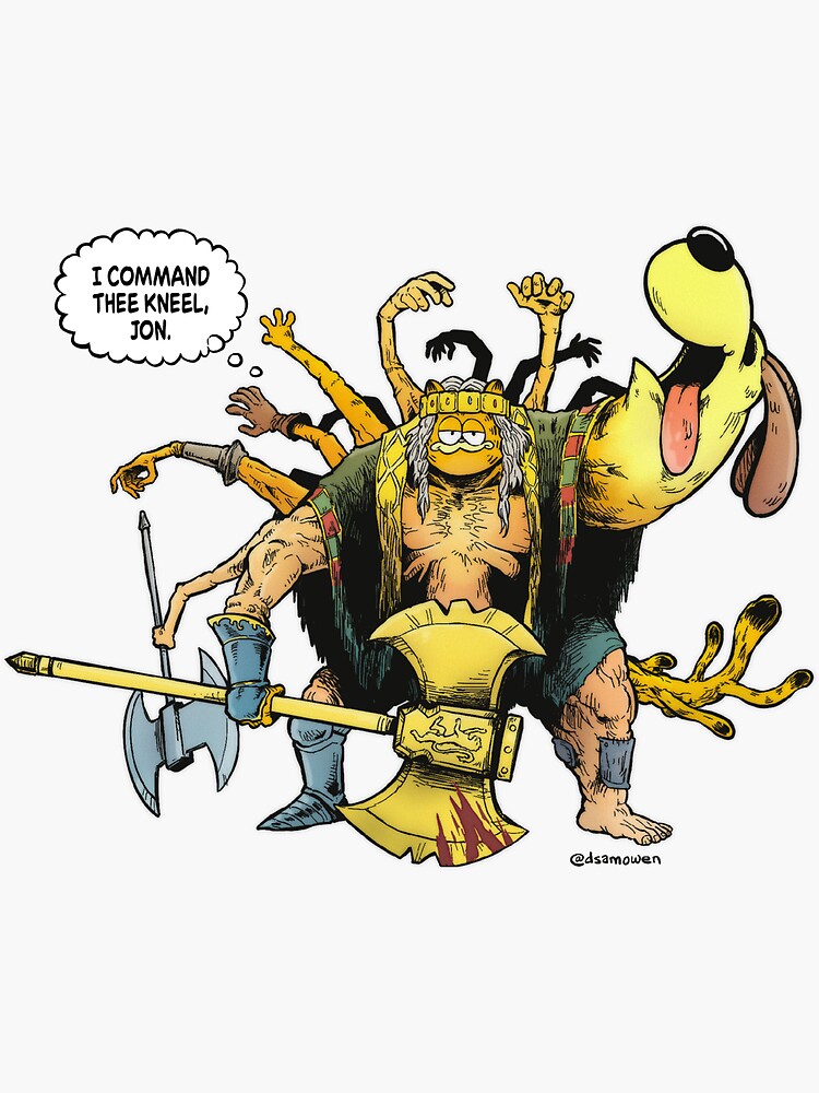 "Godrick the Garfted" Sticker for Sale by dsamowen | Redbubble