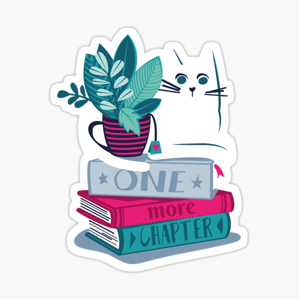 "One more chapter spot navy background white cat striped mug with ...