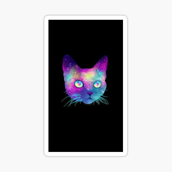 "Galaxy Cat" Sticker for Sale by SDKAY | Redbubble