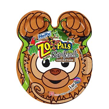 "Zoo pals-hefty zoo pals plates" Sticker for Sale by Reecoounes ...