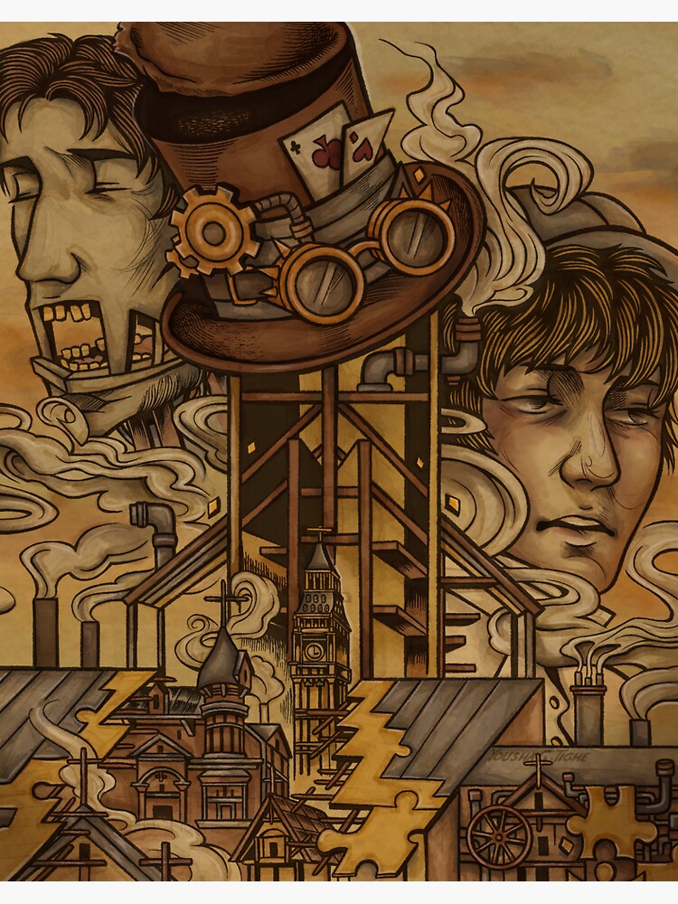 "new heights" Sticker by Dybbuk-Debunked | Redbubble