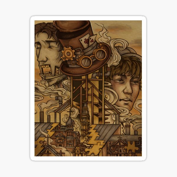 "new heights" Sticker by Dybbuk-Debunked | Redbubble