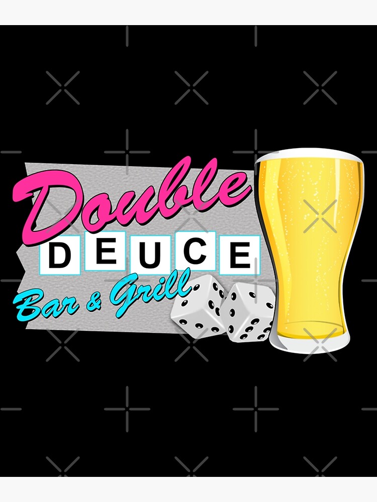 "Doulbe Deuce Bar And Girl" Poster for Sale by SvenKunz | Redbubble