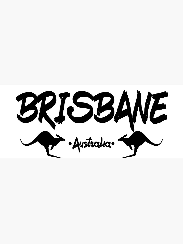 "Brisbane Australia Tag" Sticker for Sale by WaterClimber | Redbubble