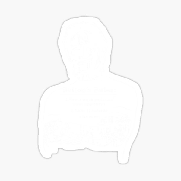 "Dalton's Rules Roadhouse" Sticker by SvenKunz | Redbubble