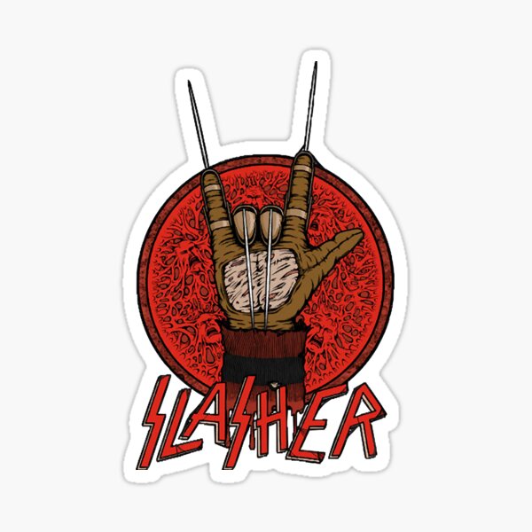 "Slasher Texas Band" Sticker for Sale by HalleHoughton | Redbubble