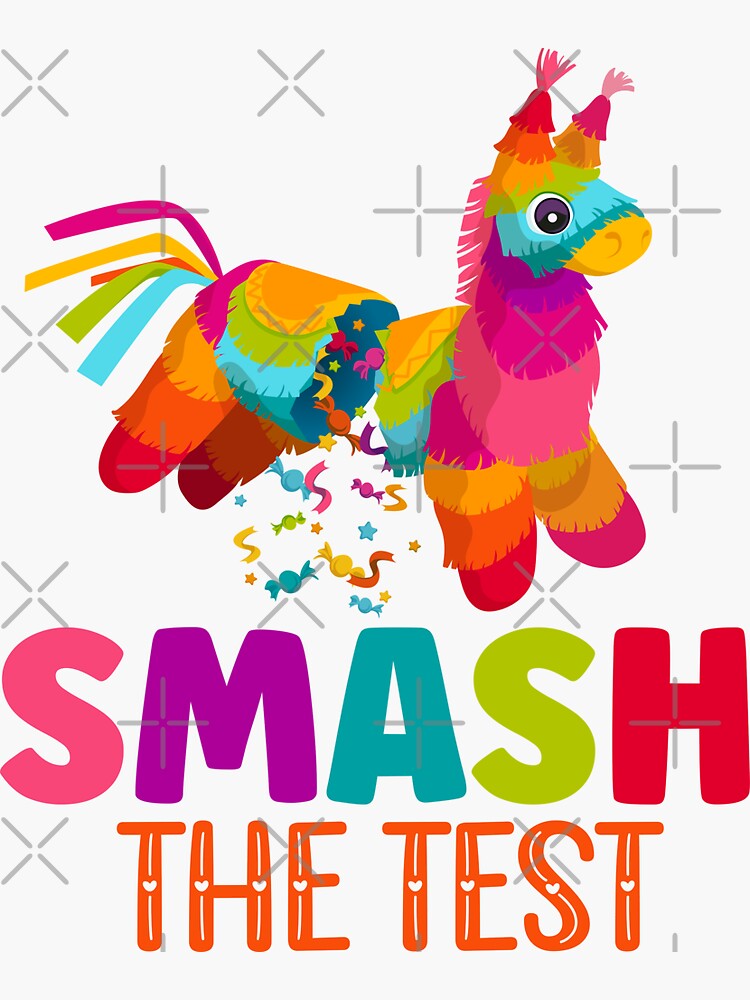 "Smash That Test Teachers Test Day " Sticker for Sale by dreammerchant ...