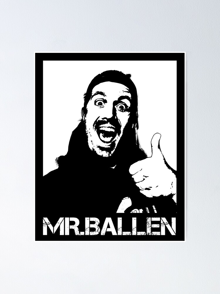 "Mr.Ballen" Poster by Gavynart | Redbubble