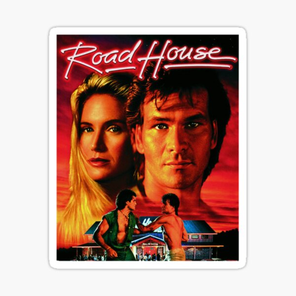 "Roadhouse Retro Gift Fan" Sticker for Sale by SvenKunz | Redbubble