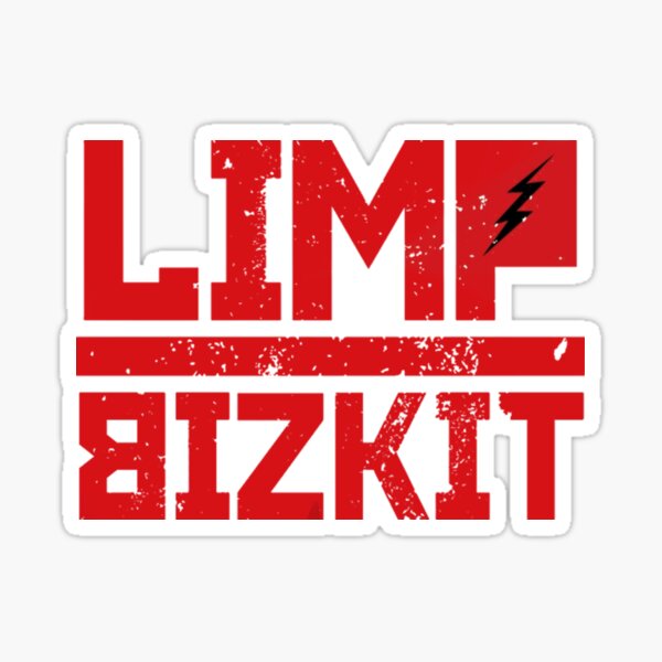 "Limp Bizkit, Limp Bizkit Band Two" Sticker by noomersalad | Redbubble
