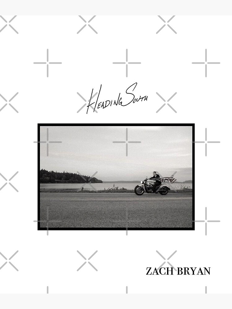 "Zach Bryan heading south" Poster for Sale by marisamcgahan | Redbubble