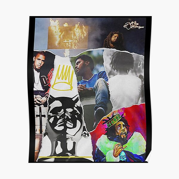 "Cole World Album Collage" Poster for Sale by TseUSArt | Redbubble