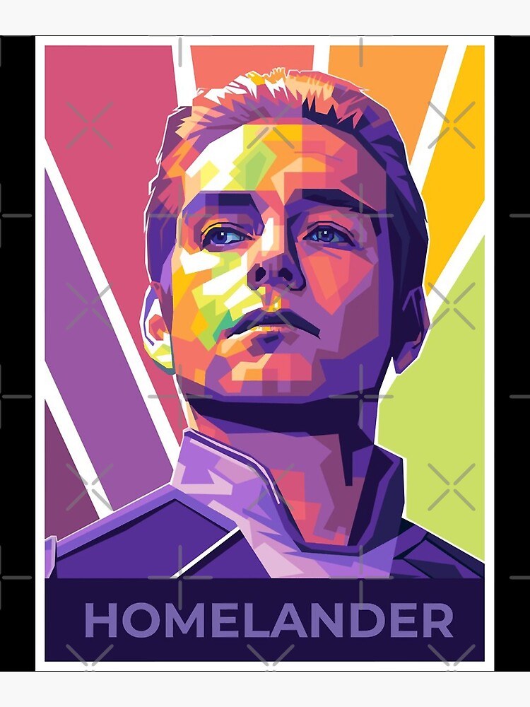 "Mens Funny Homelander" Poster for Sale by Dickens1984 | Redbubble