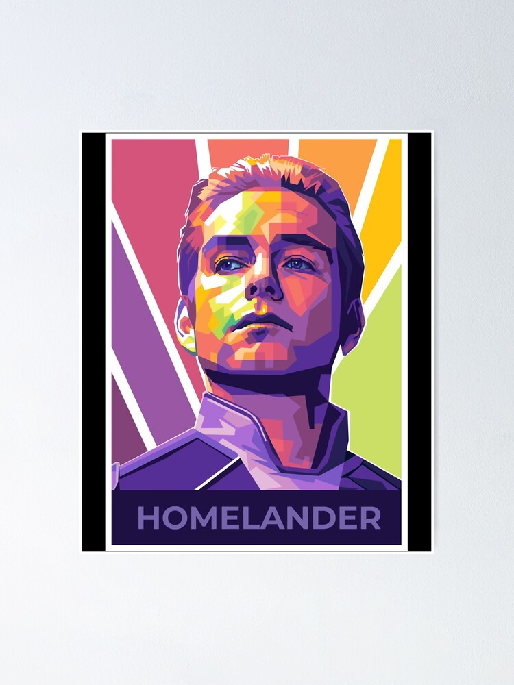 "Mens Funny Homelander" Poster for Sale by Dickens1984 | Redbubble