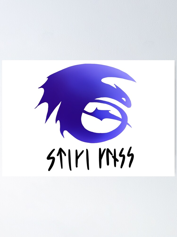 "HTTYD Strike Class Dragon." Poster for Sale by TheSimpleEdge | Redbubble