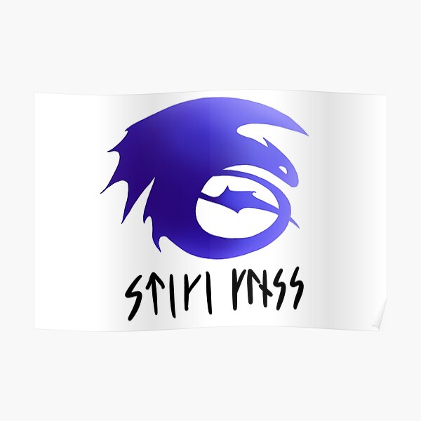 "HTTYD Strike Class Dragon." Poster for Sale by TheSimpleEdge | Redbubble