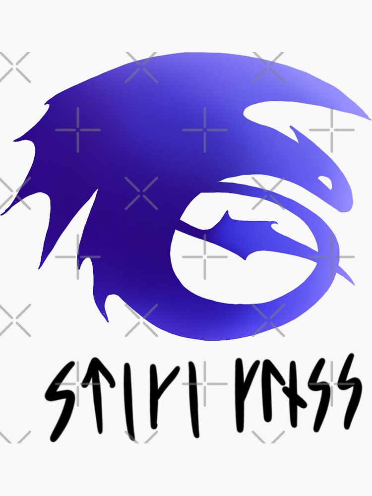 "HTTYD Strike Class Dragon." Sticker for Sale by TheSimpleEdge | Redbubble