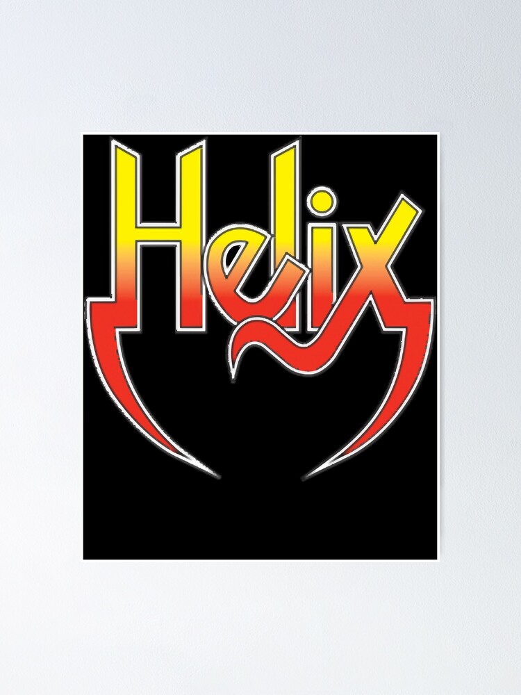 "Helix Band Logo" Poster for Sale by danceosmund | Redbubble