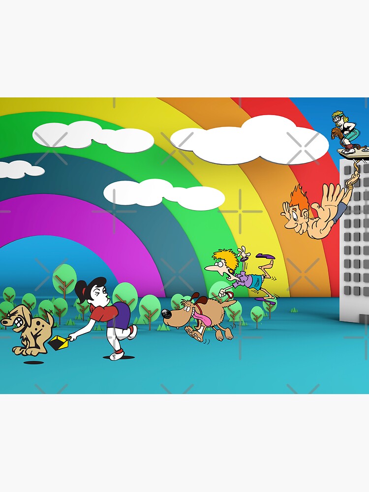 "Dogs Pooping - Funny Cartoon of Dogs and their Owners and Bungy ...