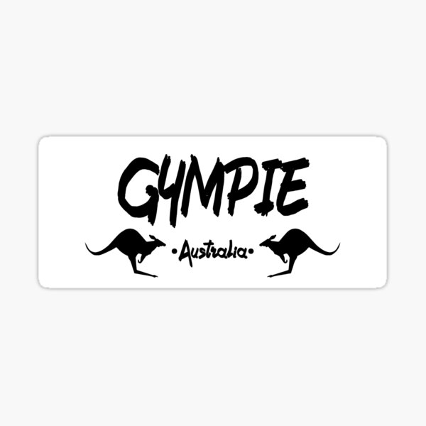 "Gympie Australia Tag" Sticker by WaterClimber | Redbubble