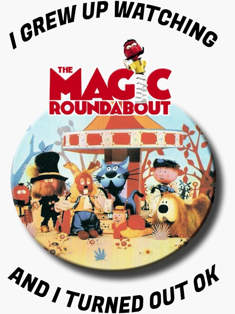 "The Magic Roundabout Zebedee Dougal Children&s TV British design ...
