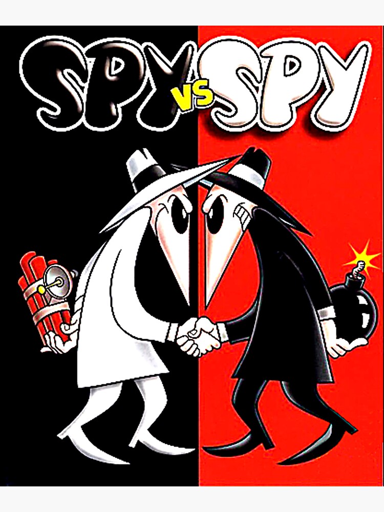 "Spy vs Spy" Sticker for Sale by sharkeynettlqwa | Redbubble