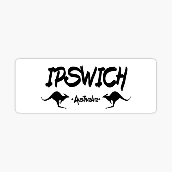 "Ipswich Australia Tag" Sticker for Sale by WaterClimber | Redbubble
